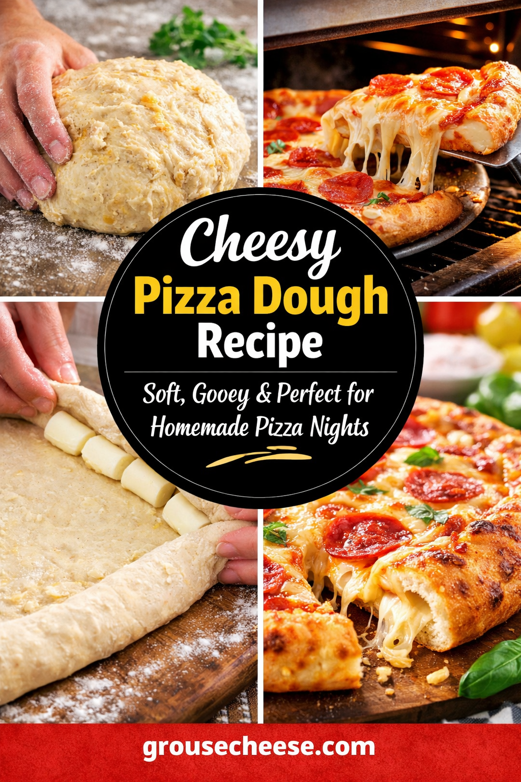 Cheesy Pizza Dough Recipe: Perfect for Homemade Pizzas - Grouse Cheese